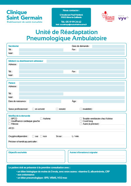 07. Admission URPA - Clinique Saint Germain